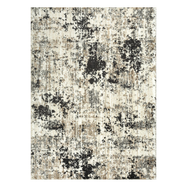 Ottomanson Loft Collection Shag Soft Rug Abstract Design Area Rug ...