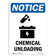 SignMission Osha Notice - Chemical Unloading Sign with Symbol | Wayfair