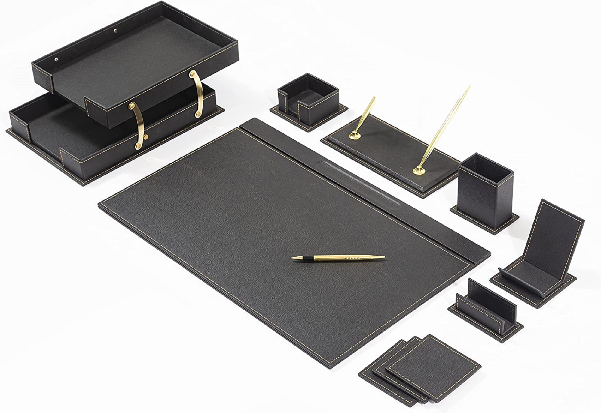 Everly Quinn Lorata Desk Organizer Set & Reviews | Wayfair