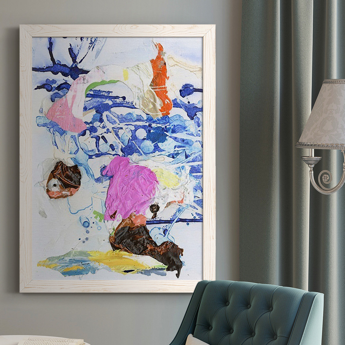 Ivy Bronx Evidence III Framed On Canvas Print | Wayfair