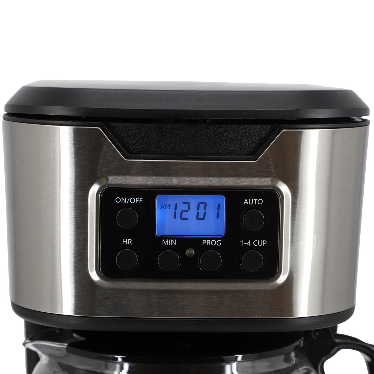 Better Chef 12-Cup Programmable Coffee Maker in Black with Stainless ...
