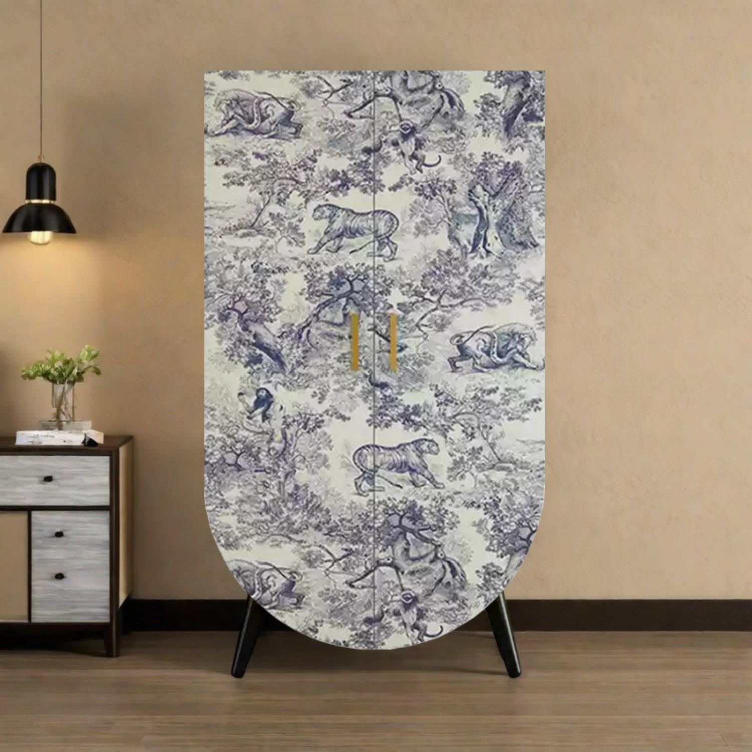 Corrigan Studio Modern Minimalist Double-Door Wardrobe - Wayfair Canada