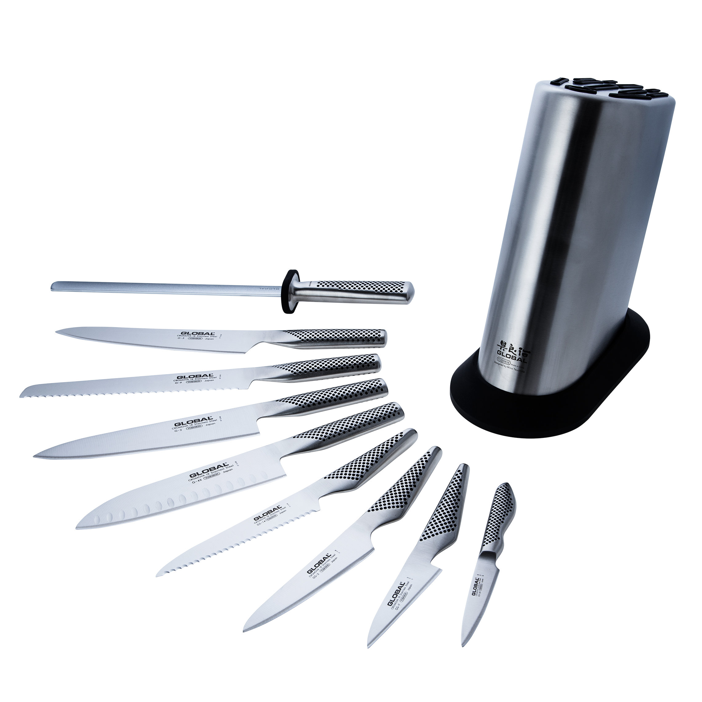 Global Knives Classic 10 Piece Knife Block Set & Reviews | Wayfair