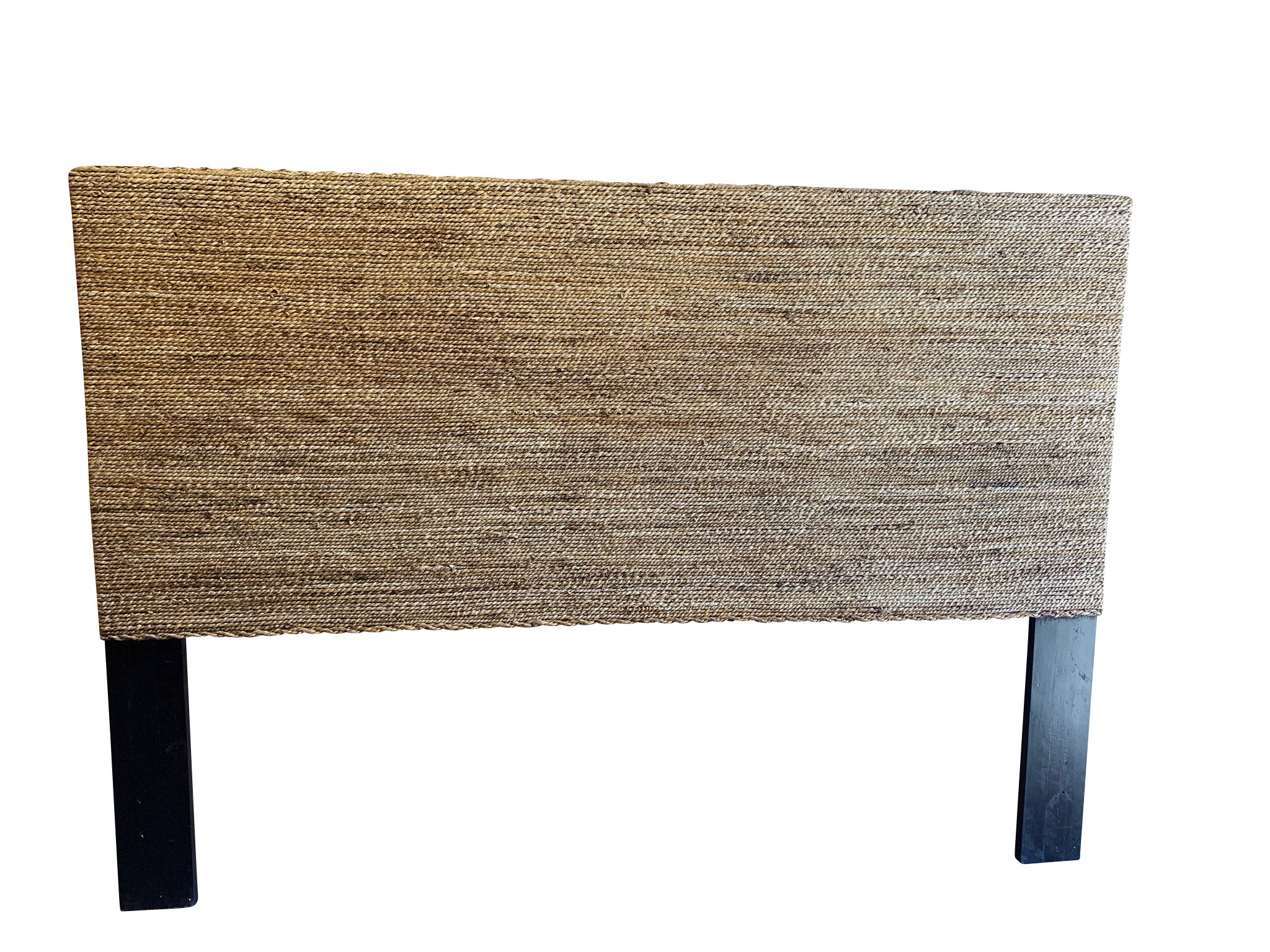 Bayou Breeze Abaca Seagrass and Solid Wood Panel Headboard & Reviews ...