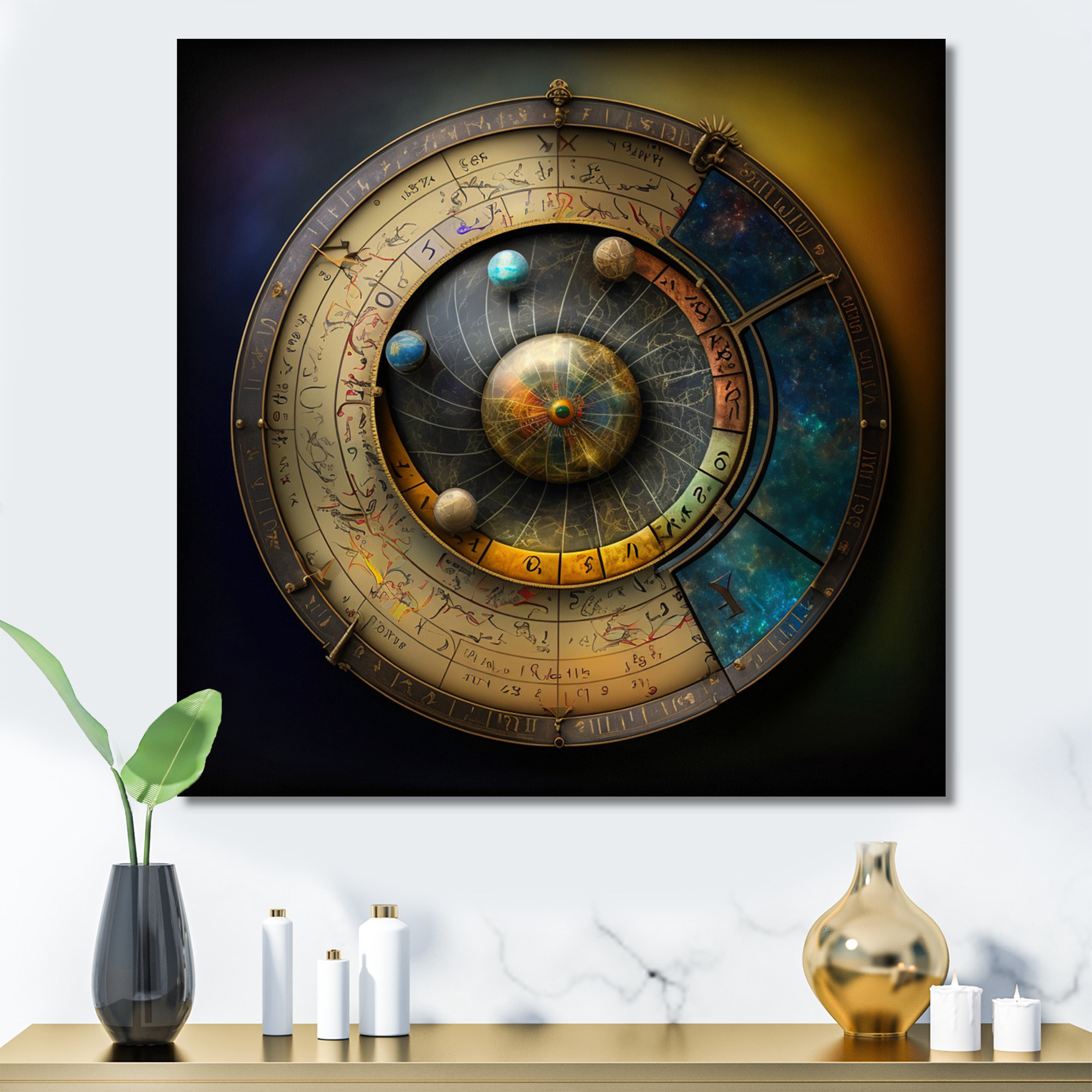 Bungalow Rose Calculating the Universe Cosmic Cartography I - Print on ...