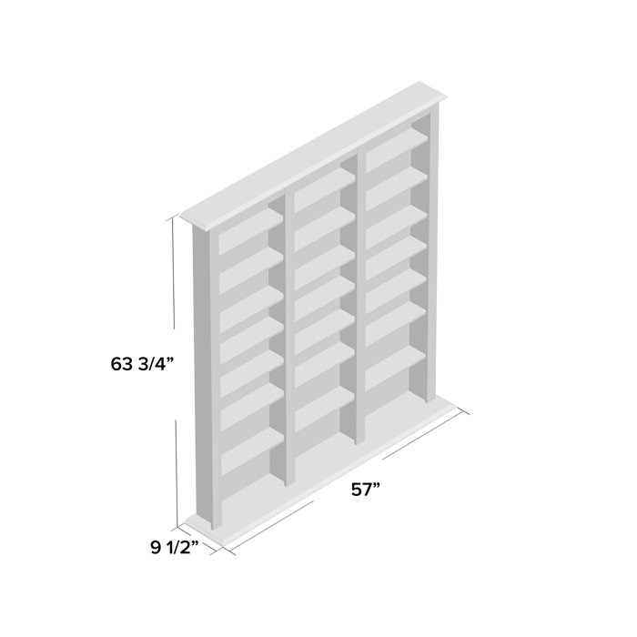 Red Barrel Studio® Deliah Multimedia Media Shelves & Reviews | Wayfair