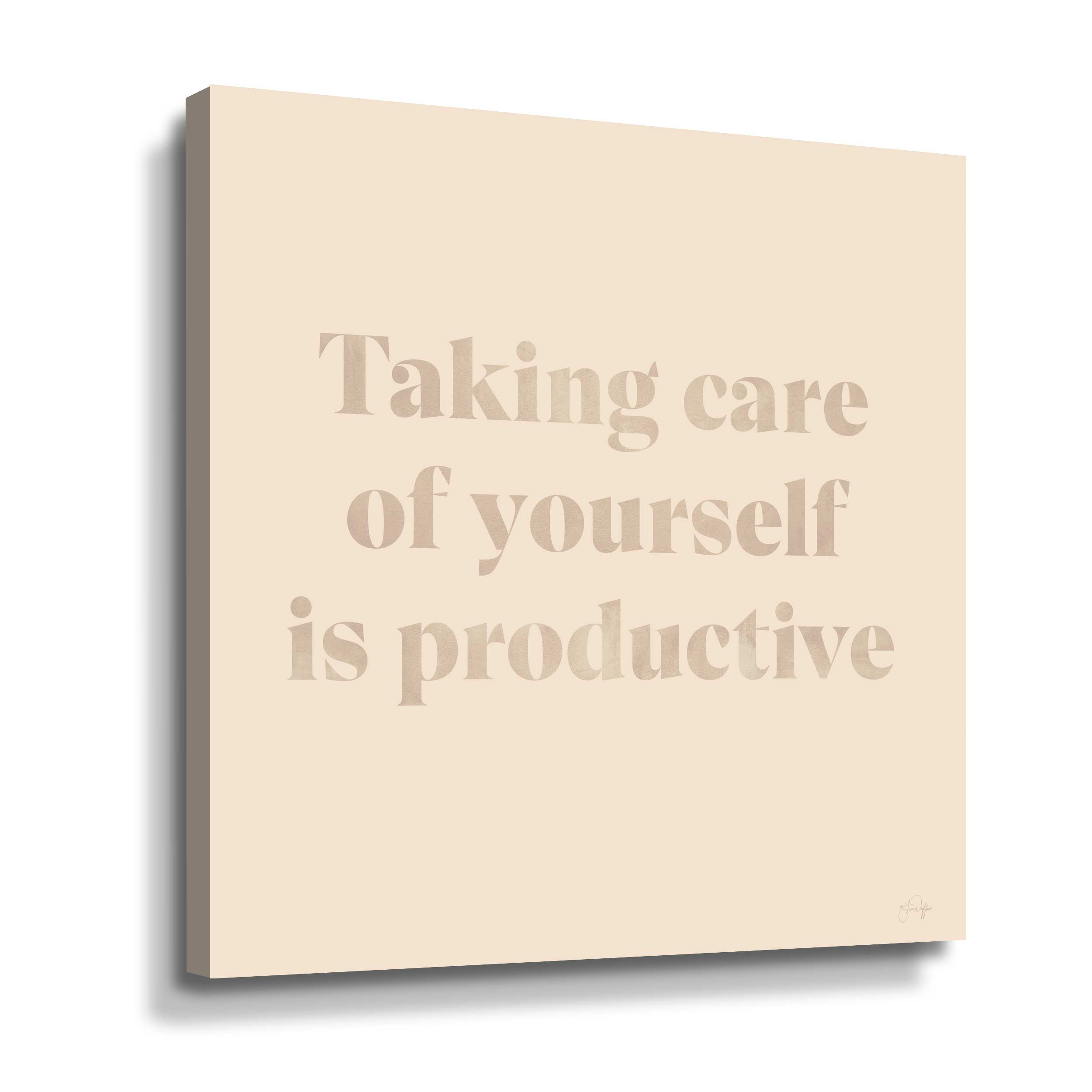 Trinx Taking Care Of Yourself Gallery Wrapped - Wayfair Canada