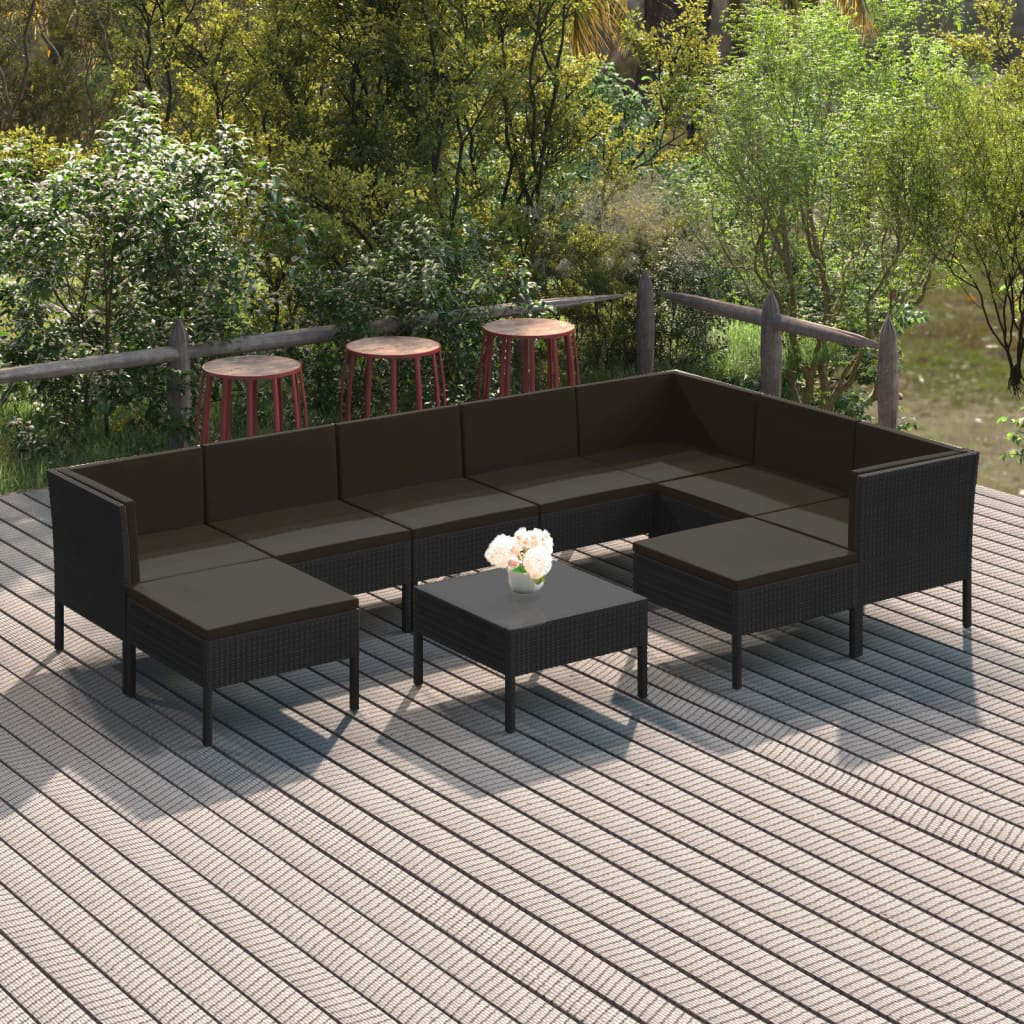 VidaXL Eilerman 9 - Person Seating Group with Cushions - Wayfair Canada