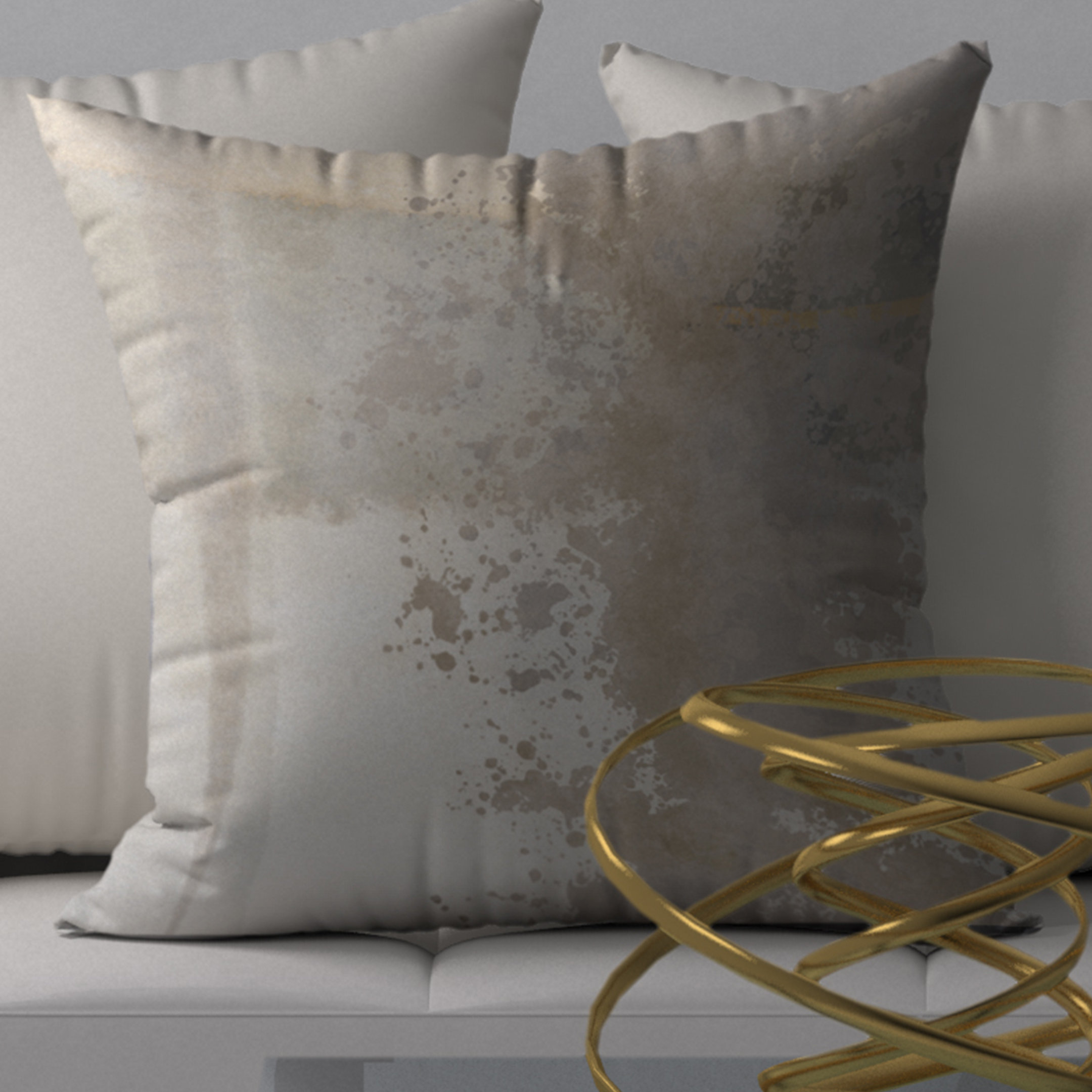 LeRoi Products Power Agree Decorative Square Pillow Cover & Insert ...