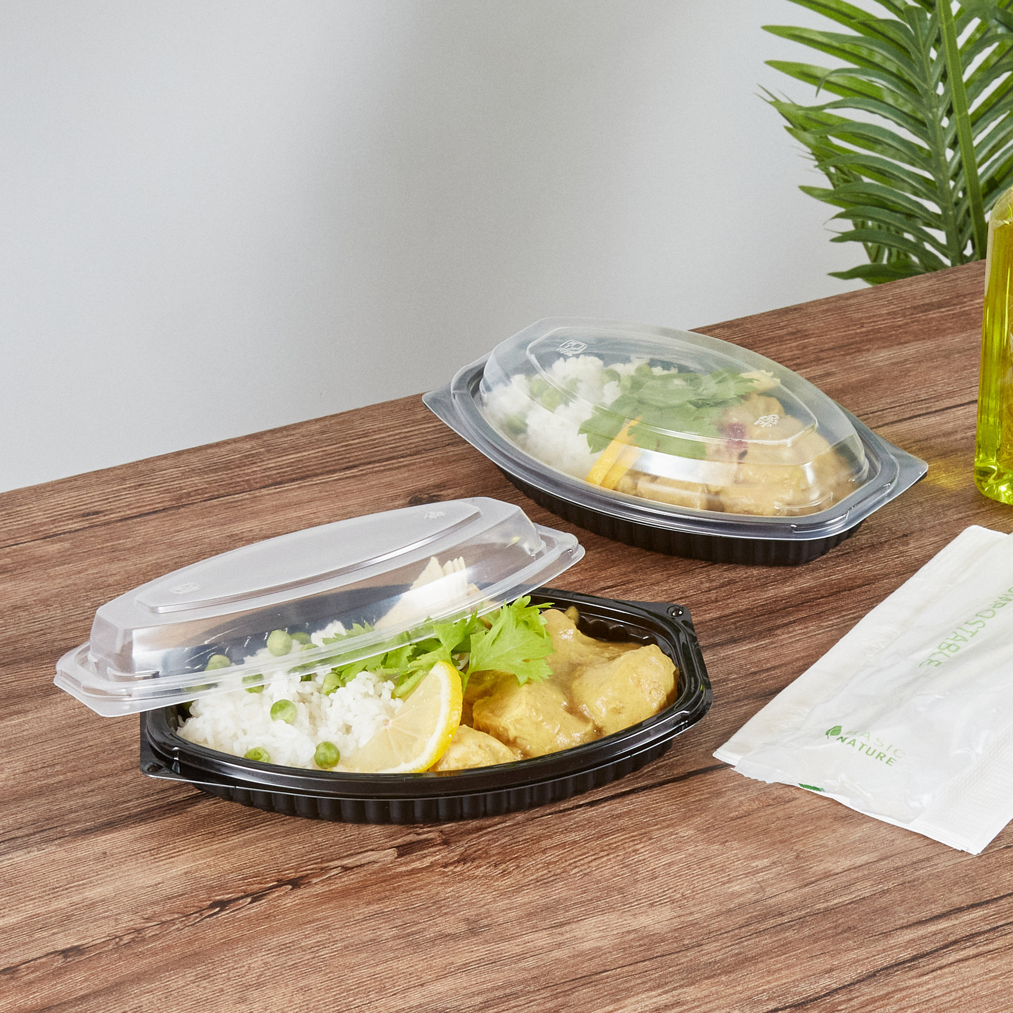 Restaurantware-RW Base 12 Ounce Meal Prep Containers, Microwavable To ...