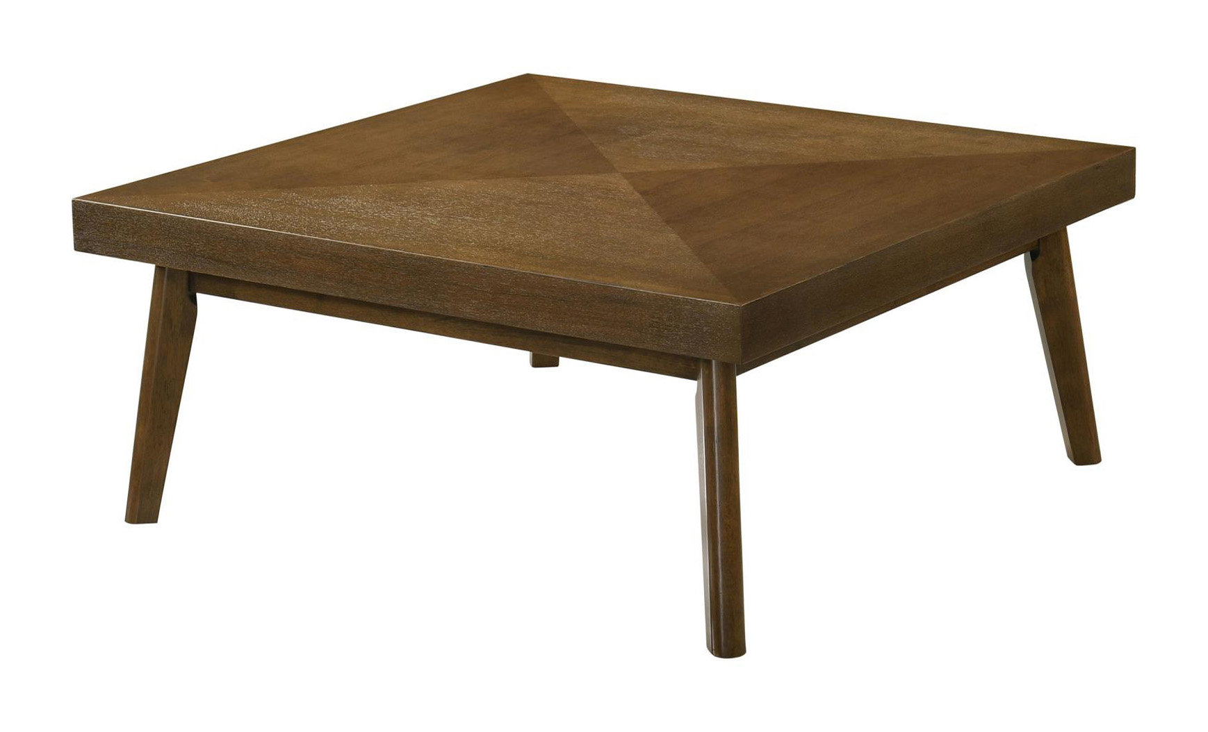 George Oliver Noblitt Walnut Square Coffee Table | Wayfair