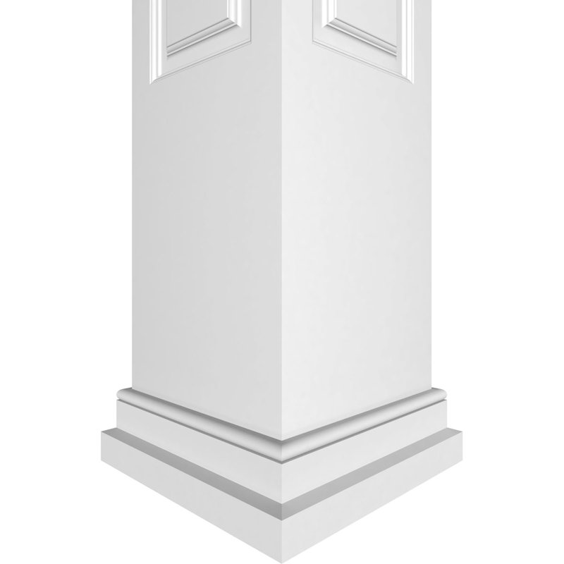 Ekena Millwork Craftsman Classic Square Non-Tapered, Double Raised ...