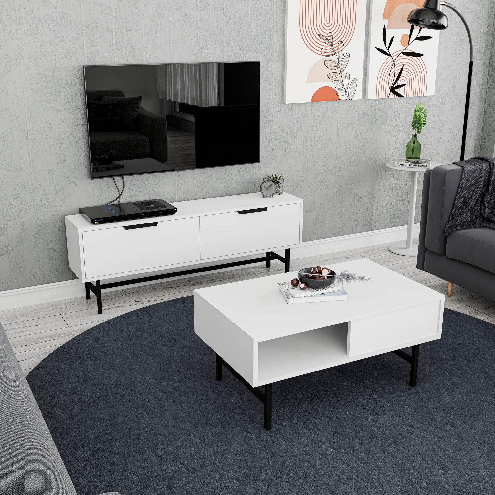 George Oliver Covedale 2 - Piece Living Room Table Set | Wayfair.co.uk