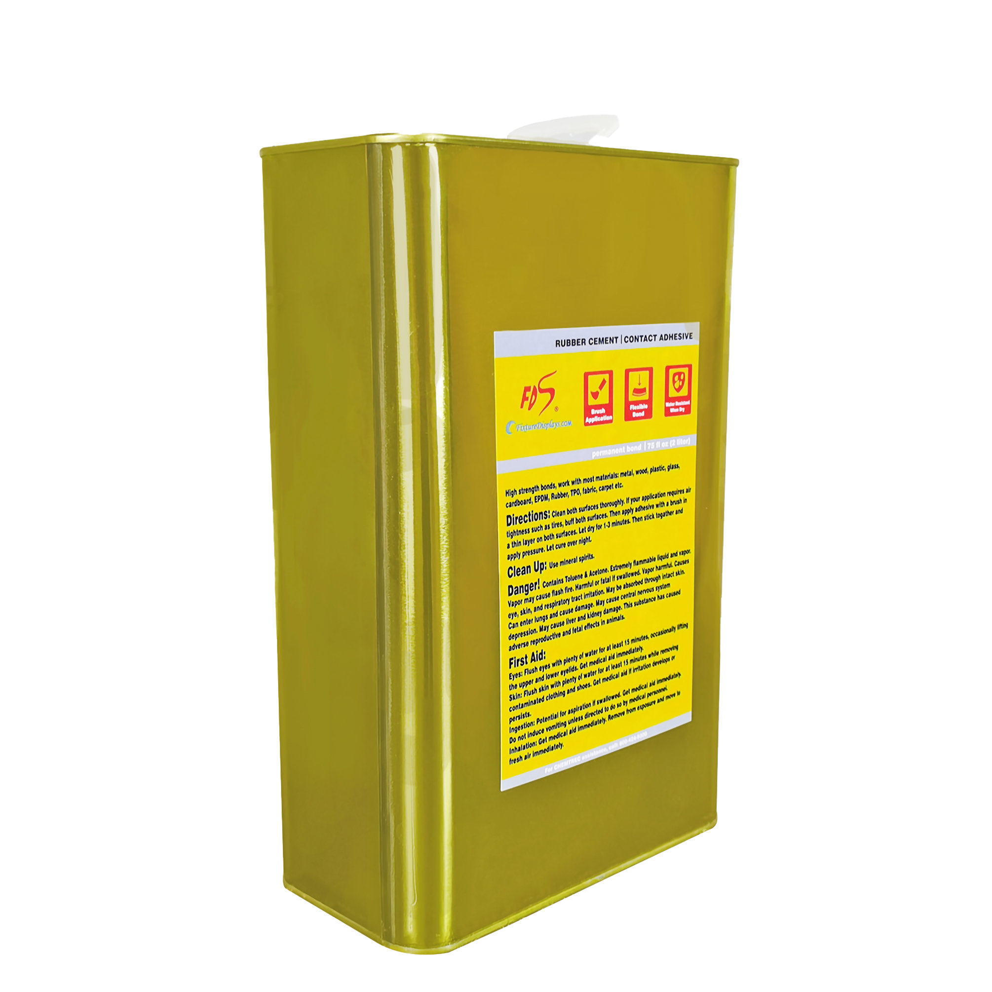 FixtureDisplays EPDM/Chloroprene Bonding Adhesive Contact Rubber Cement ...