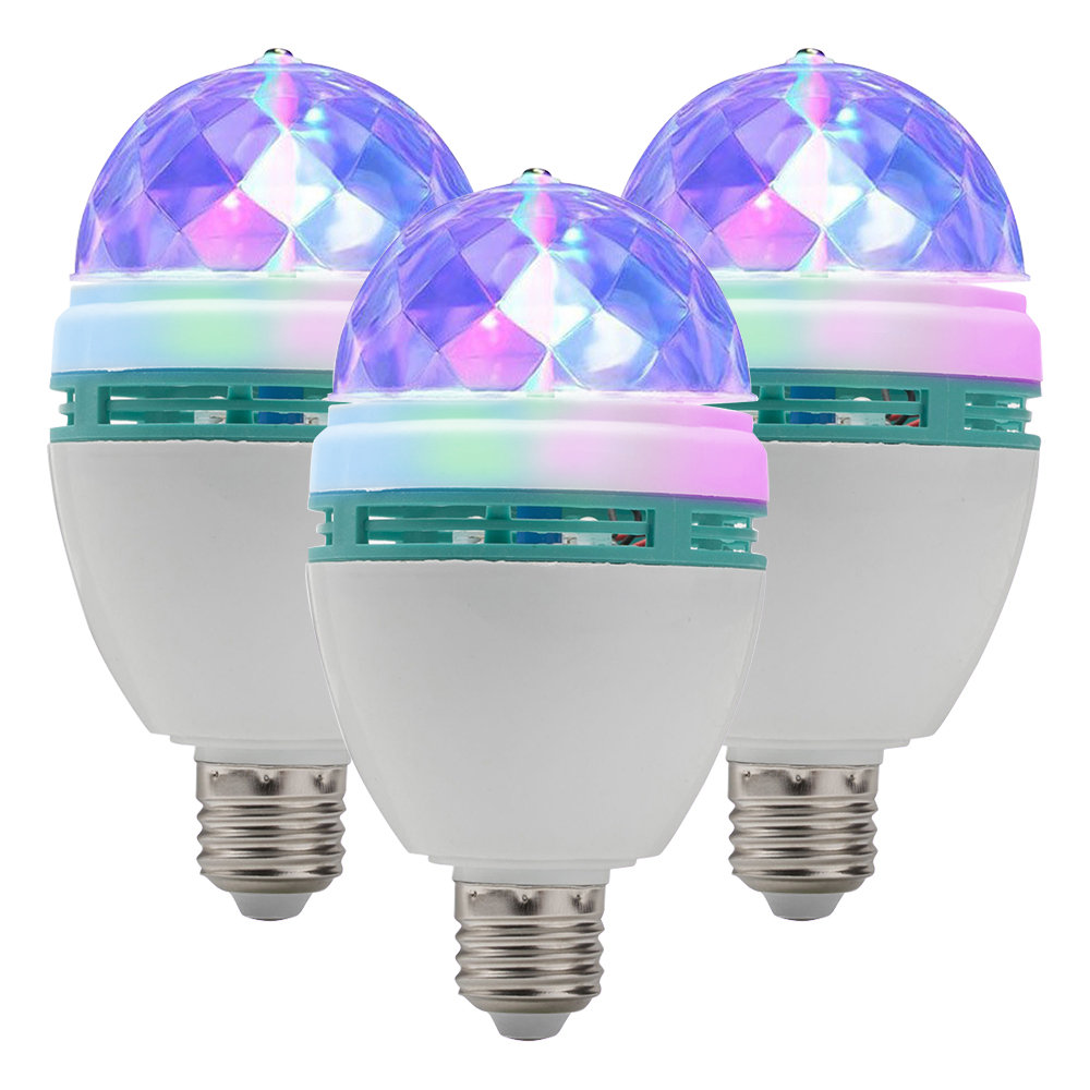 The Holiday Aisle® Rotating Stage RGB LED Light Bulb | Wayfair