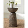 Dakota Fields Daysia Solid Wood Pedestal End Table | Wayfair