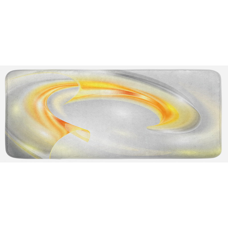 East Urban Home Abstract Modern Futuristic Wavy Image Ombre Design Art ...