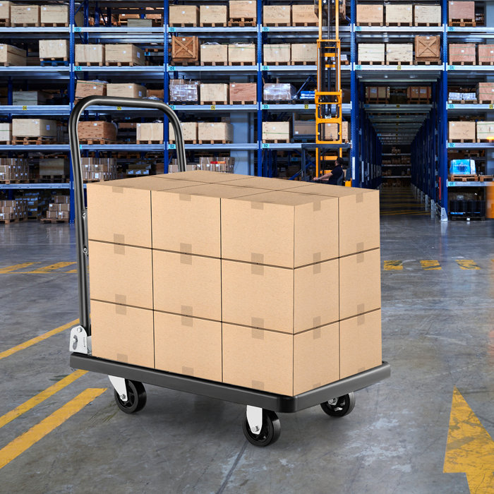 Costway 440 Lb. Capacity Foldable Hand Truck Dolly | Wayfair