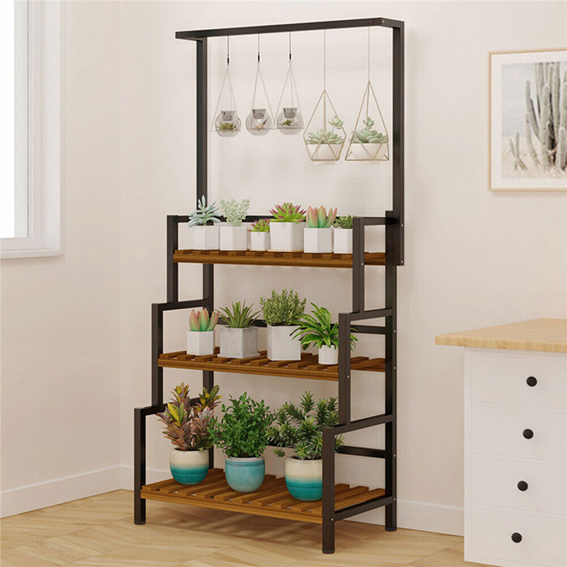 17 Stories Piderit Rectangular Multi-Tiered Plant Stand & Reviews | Wayfair
