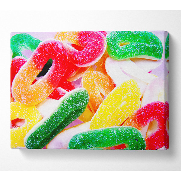 Latitude Run Fizzy Sweets - Wrapped Canvas Art Prints | Wayfair.co.uk