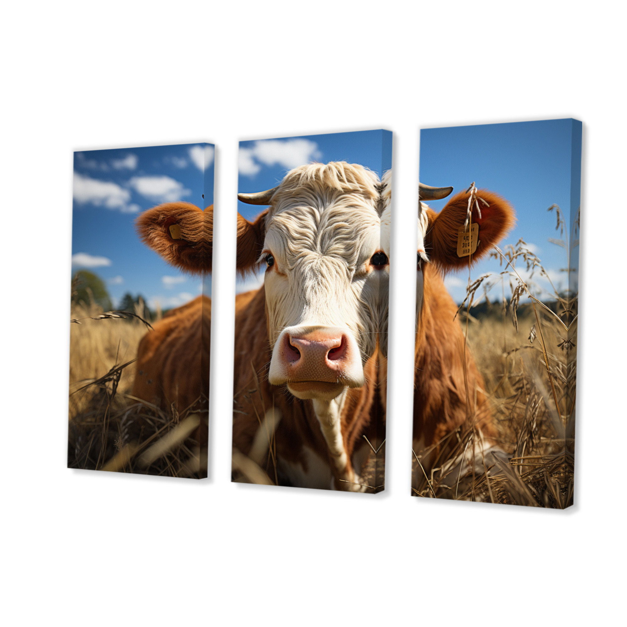 Gracie Oaks Cow Majestic I - Animals Wall Decor Set - Wayfair Canada