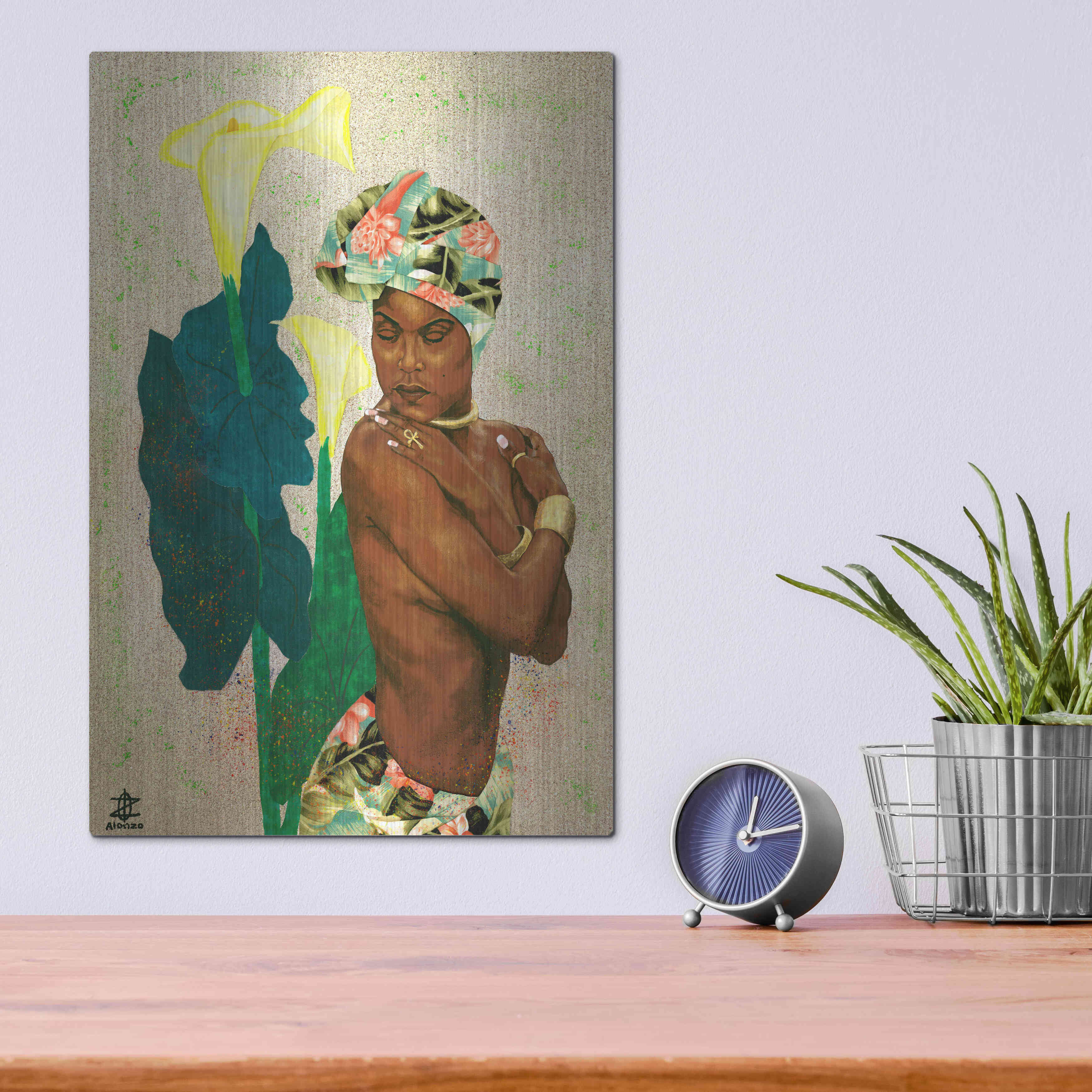 Bungalow Rose 'Woman Strong II' by Alonzo Saunders, Metal Wall Art ...