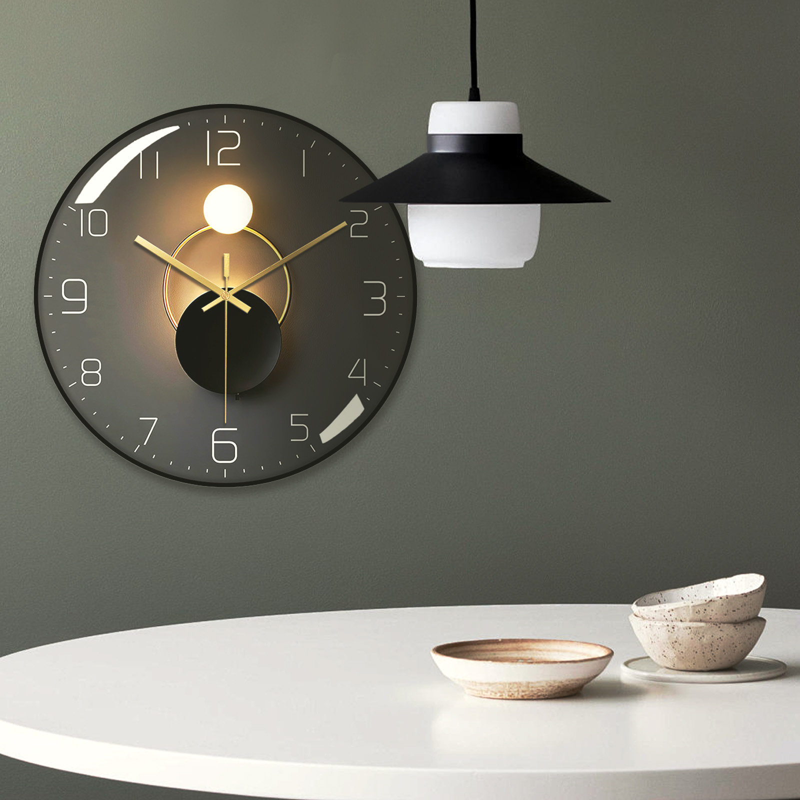 Mercer41 Gelman PVC Wall Clock & Reviews - Wayfair Canada