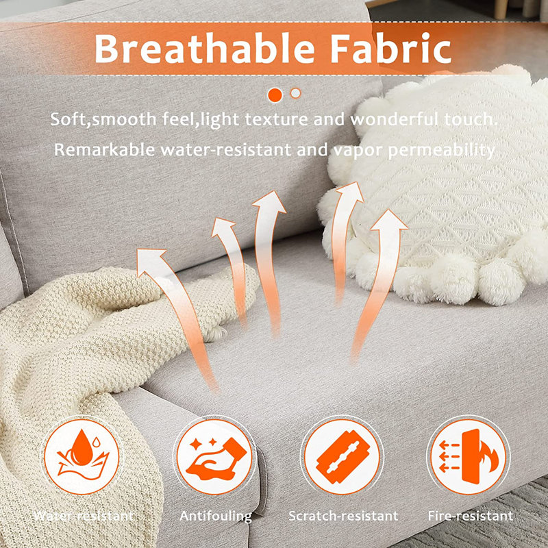 Wade Logan® Avree 79'' Upholstered Sofa & Reviews | Wayfair