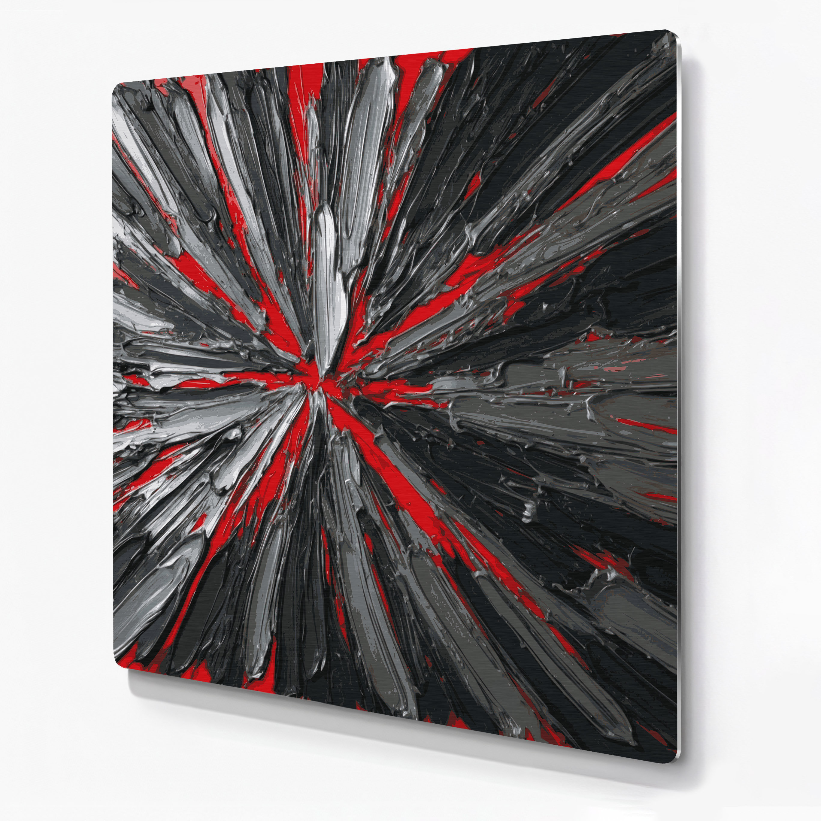 Orren Ellis Neo Expressionism 70 Black Metal Wall Art | Wayfair