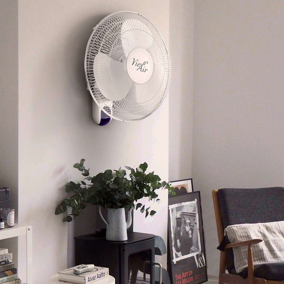 Vie Air Vie Oscillating Wall Mounted Fan & Reviews | Wayfair