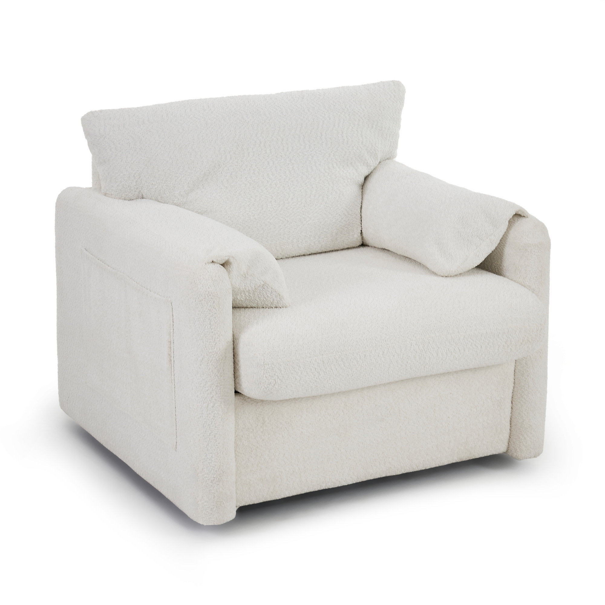 Latitude Run® Swivel-Modern Swivel Accent Chair Single Seater - 360 ...