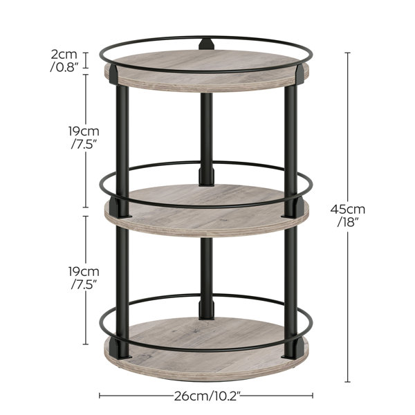 17 Stories 3-tier Lazy Susan Organizer, Rotating Spice Rack | Wayfair