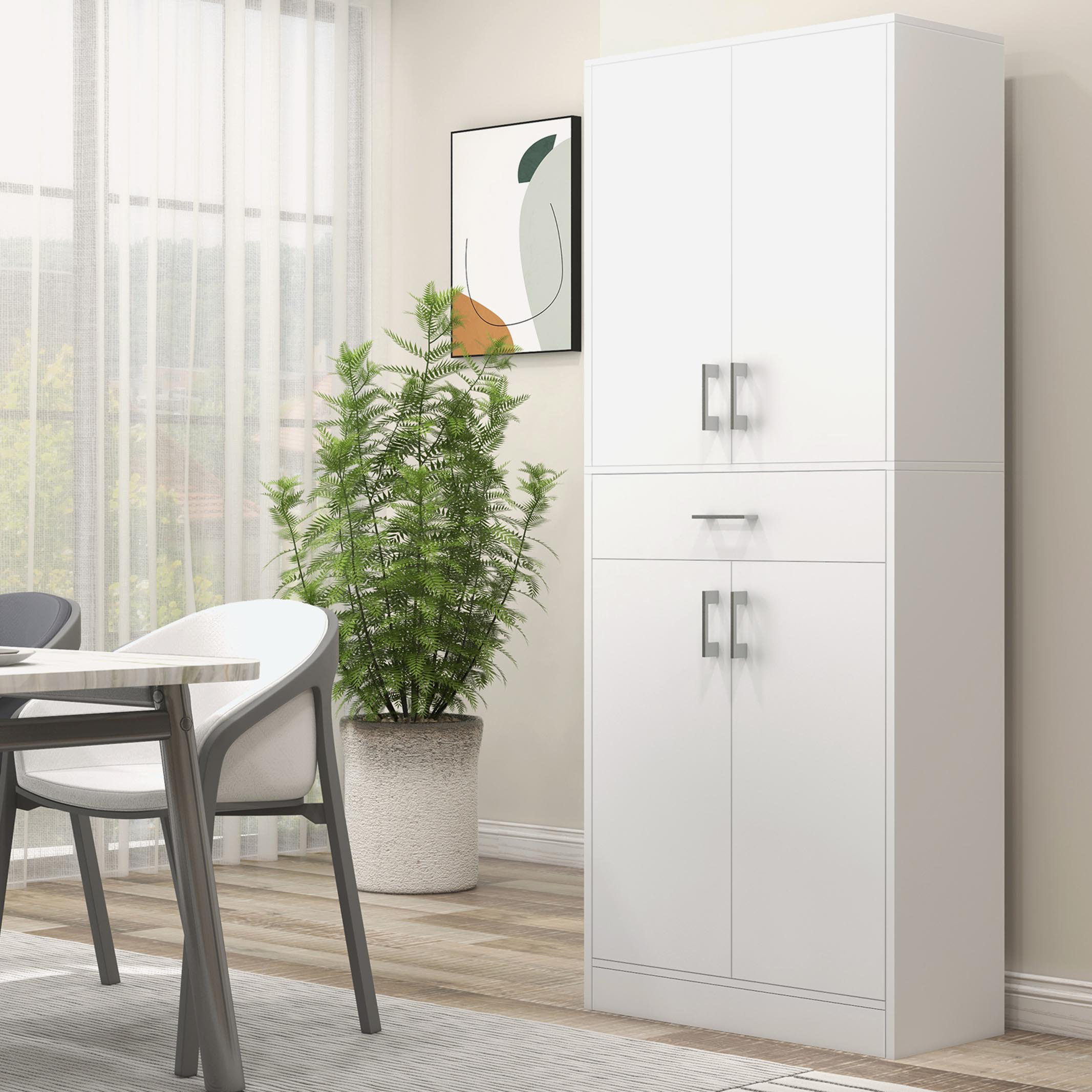 Farm on table Armoire de cuisine 71 "avec tiroir et tablette réglable ...