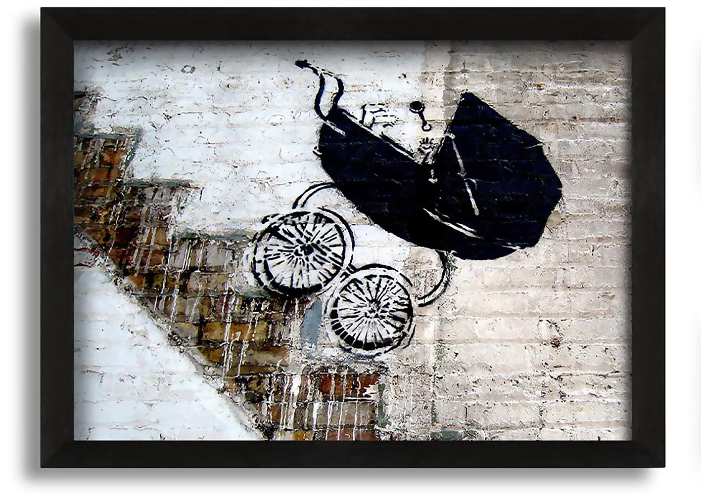 Rosalind Wheeler Pram Stairs - Painting on Canvas | Wayfair.co.uk