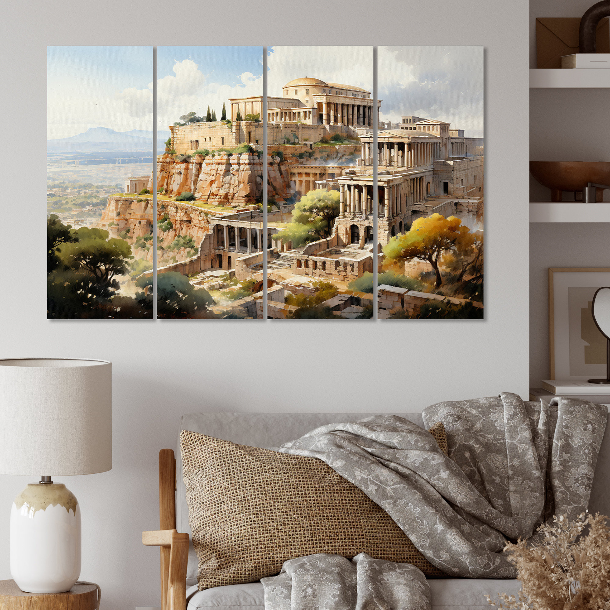 Red Barrel Studio Greece Emperor Dreams II - Greece Metal Wall Decor ...