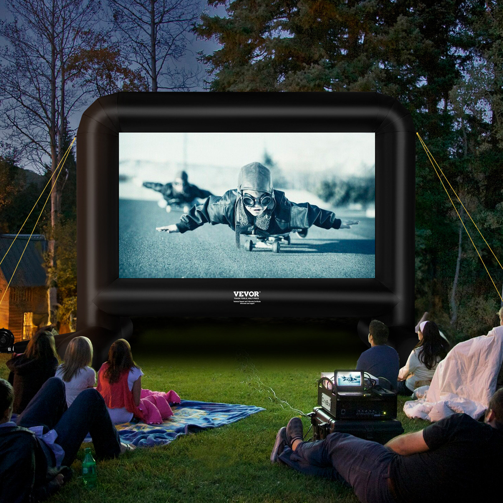 VEVOR Outdoor Portable Projector Screen Projector Screen | Wayfair