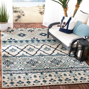 Union Rustic Northpoint Veranda Southwestern Indoor/Outdoor Rug ...