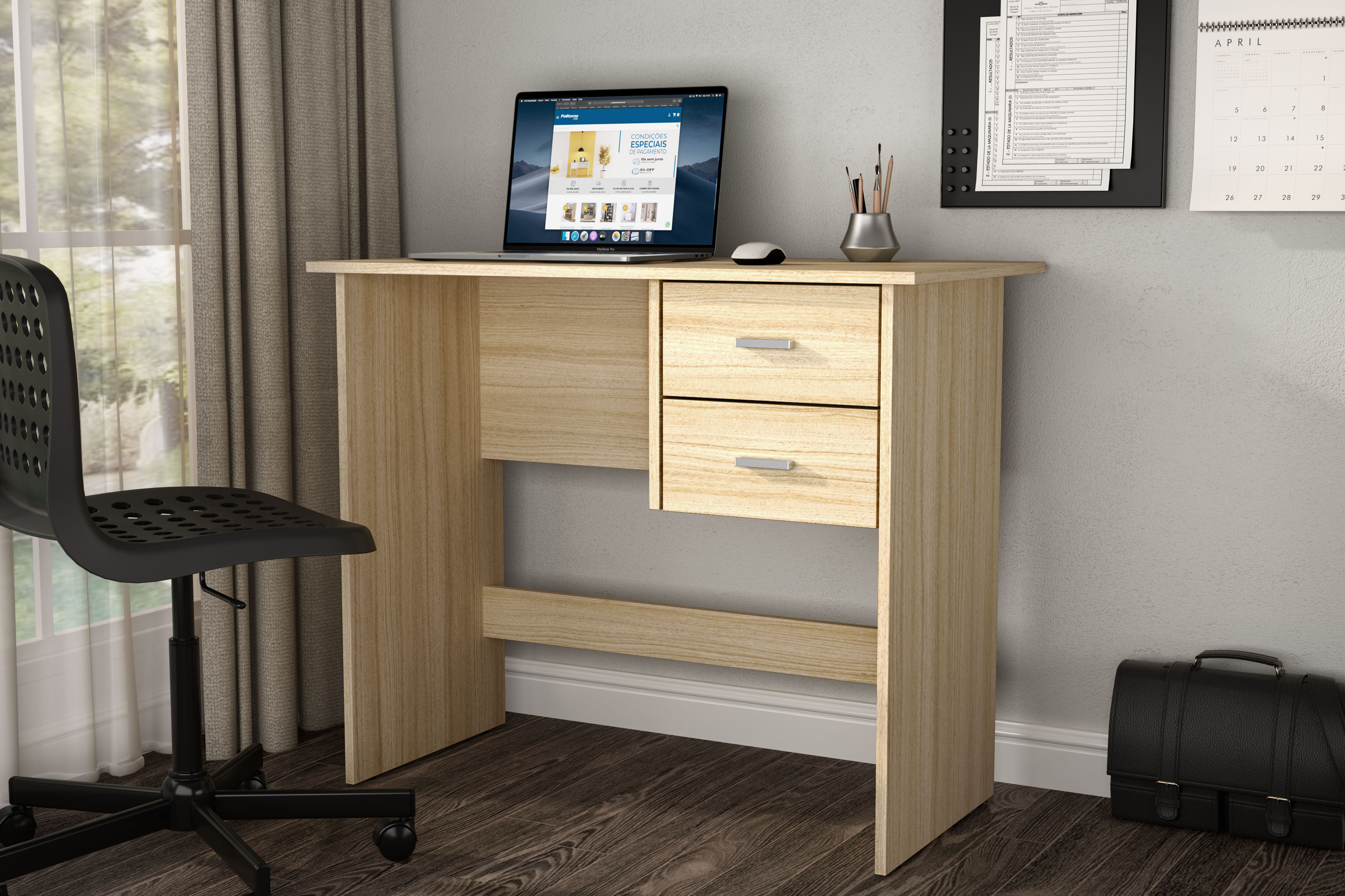 Ebern Designs Deseray 35.5 in. Writing Desk & Reviews - Wayfair Canada