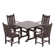 Lark Manor Alirah Square 4 - Person 43" Long Dining Set & Reviews | Wayfair