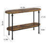 Ophelia & Co. 43.3" Console Table /Entryway Table with Storage, 2 Tier ...