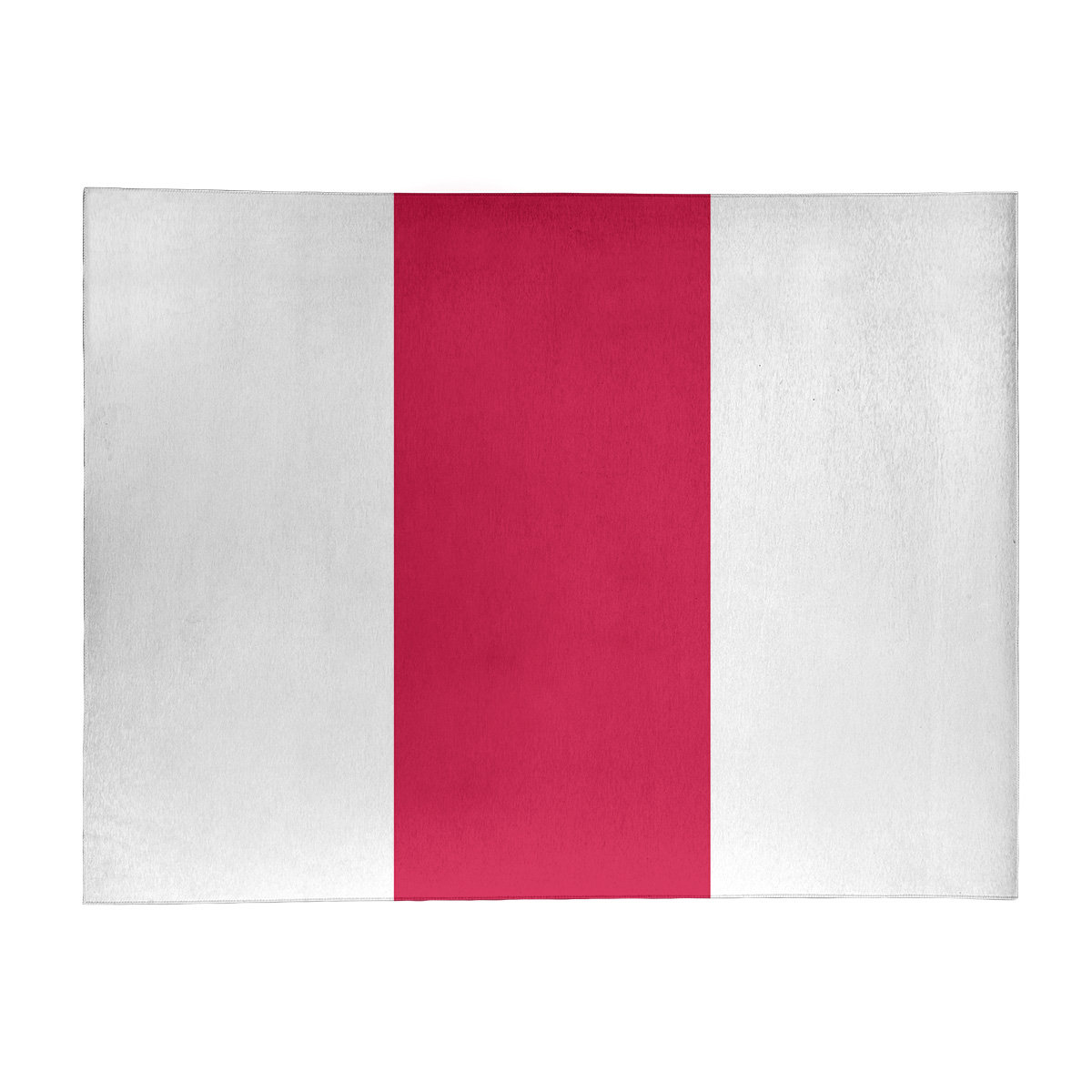East Urban Home Red/White Rug | Wayfair