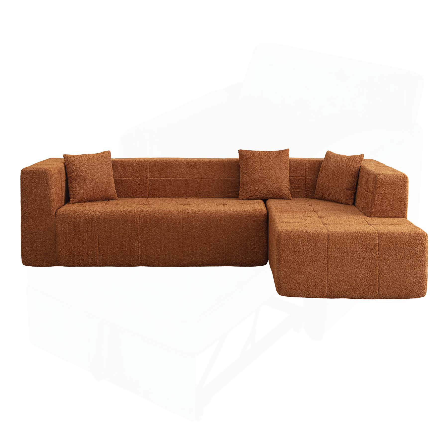 Hokku Designs Comfortable Modular Sectional Sofa with Tufted Design for ...