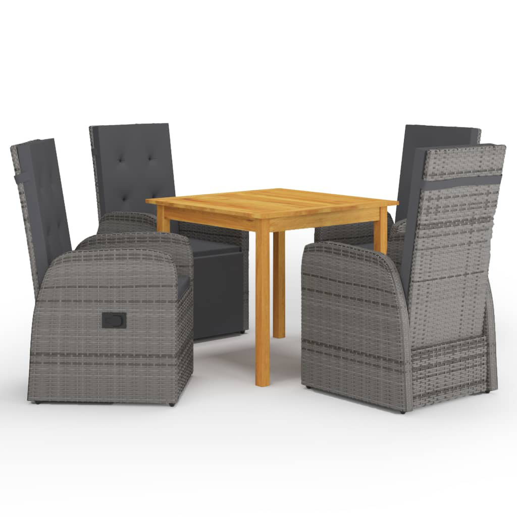 Winston Porter Patio Dining Set Outdoor Dining Table and Chairs Patio ...