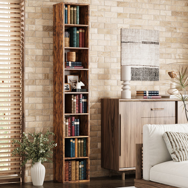 Narrow Bookcases You'll Love | Wayfair