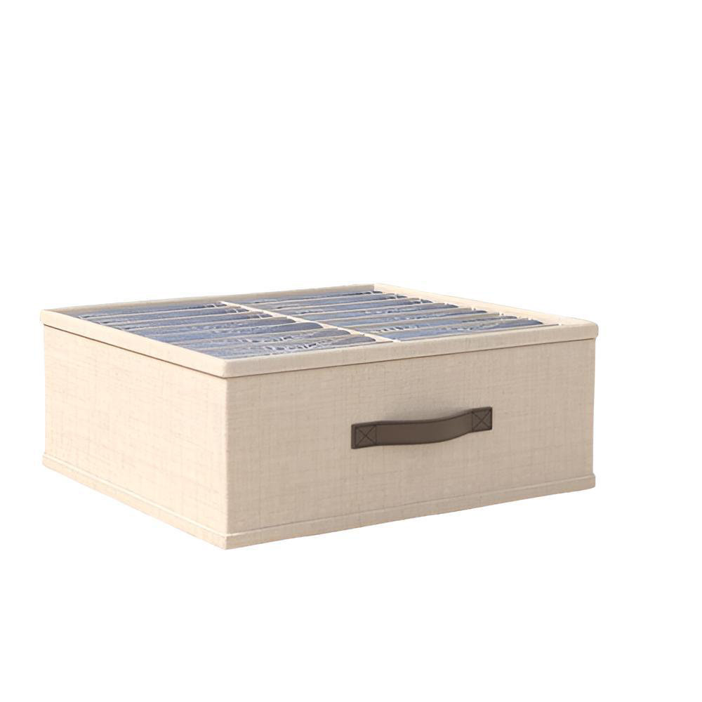 Hokku Designs 3 Pack Muji-Inspired Pants Storage Box: Layered Organizer ...