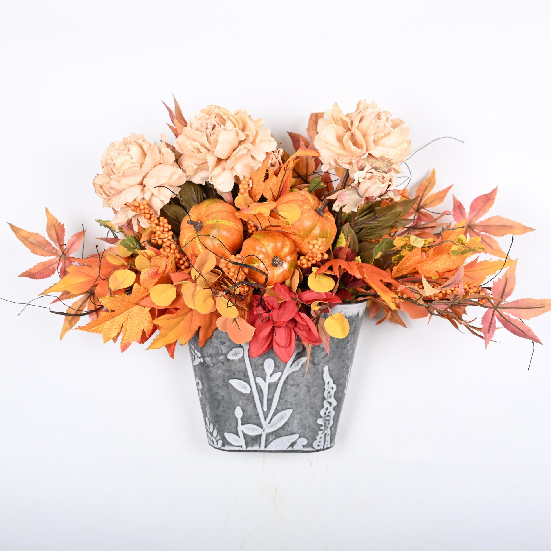 The Holiday Aisle® 24" Artificial Fall Thanksgiving Day Floral ...