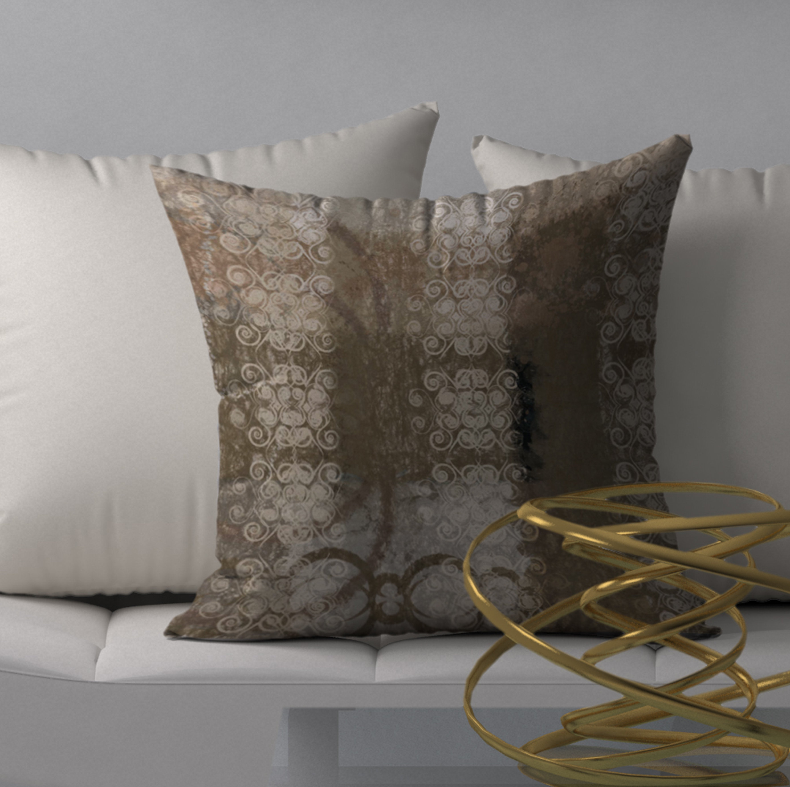 LeRoi Products Flair Plum Decorative Square Pillow Cover & Insert | Wayfair