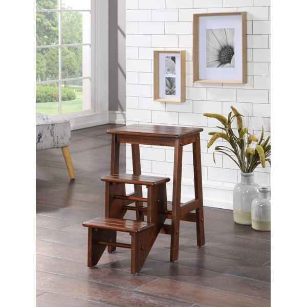 Laurel Foundry Modern Farmhouse Danyell 3 - Step Wood Folding Small ...