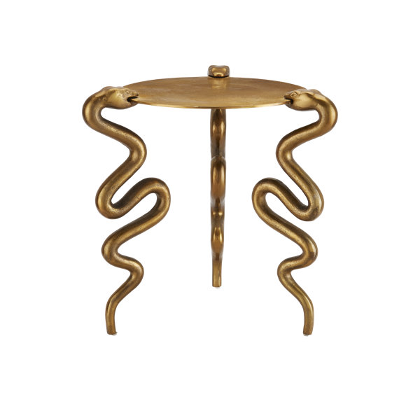 Currey & Company Serpent 3 Legs End Table | Perigold