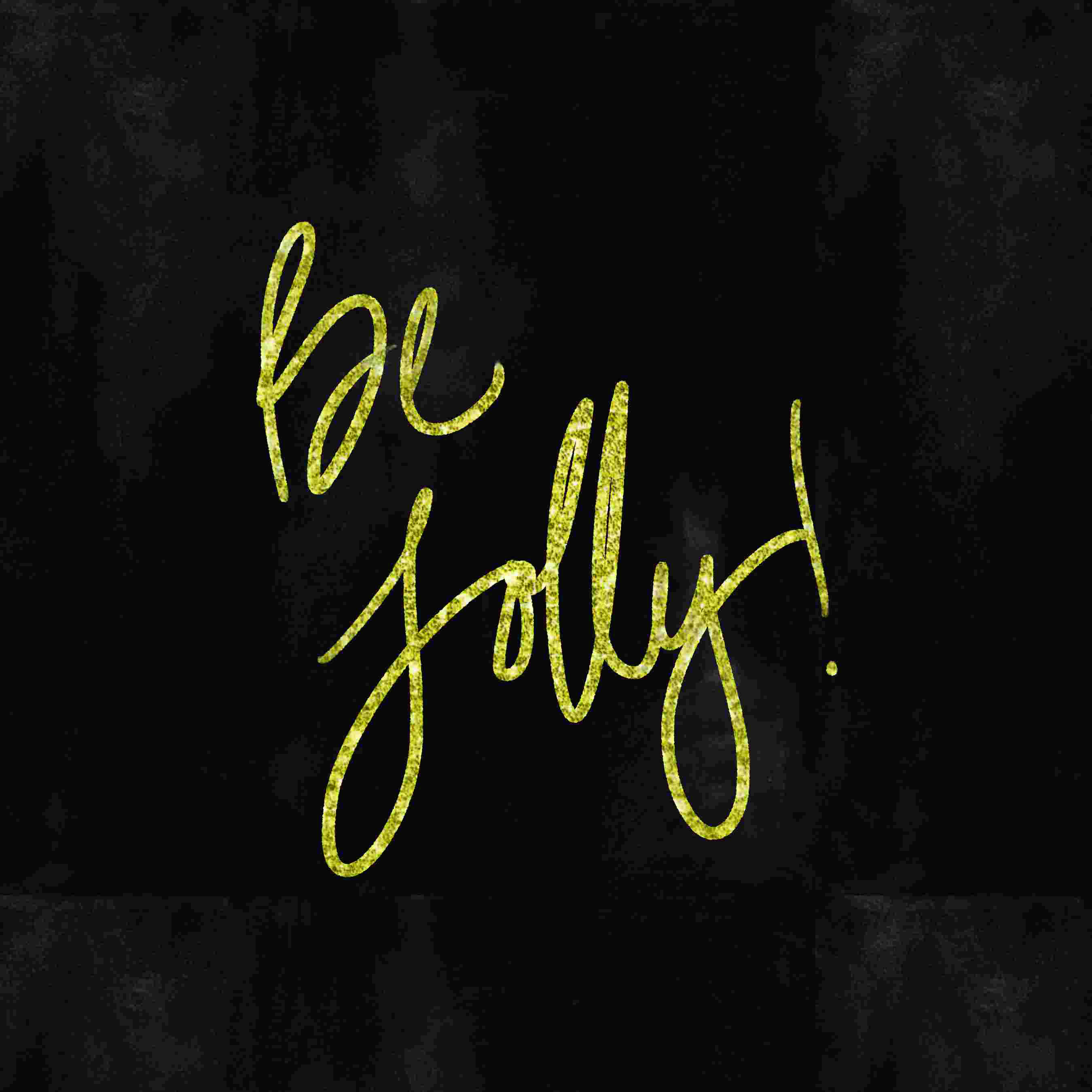 Trinx Be Jolly Gold | Wayfair